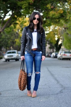 Farmerice i Bele bluze